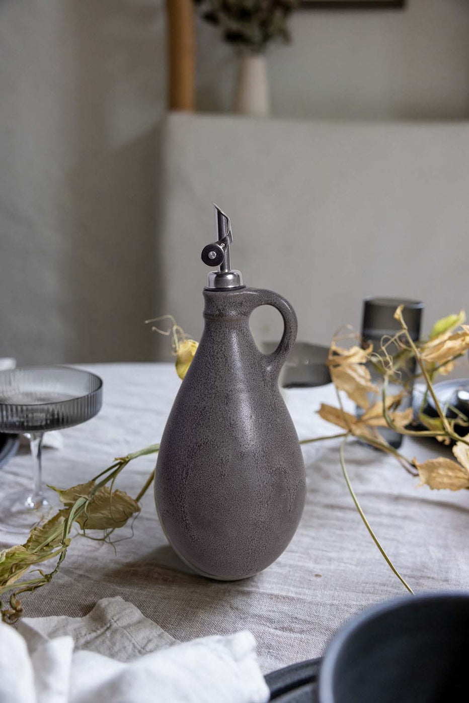 Round Oil Cruet – Campfire Pottery
