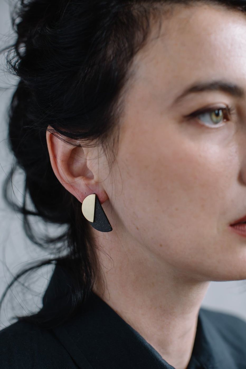 Half Moon Earrings – Campfire Pottery